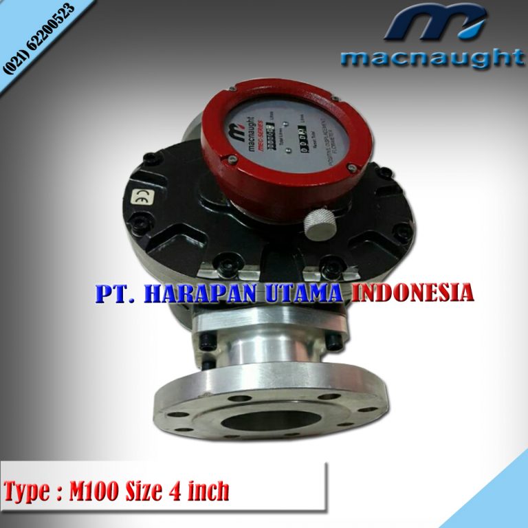 Jual Flow Meter Macnaught Type M100 pulse and LC display meters Size 4 ...